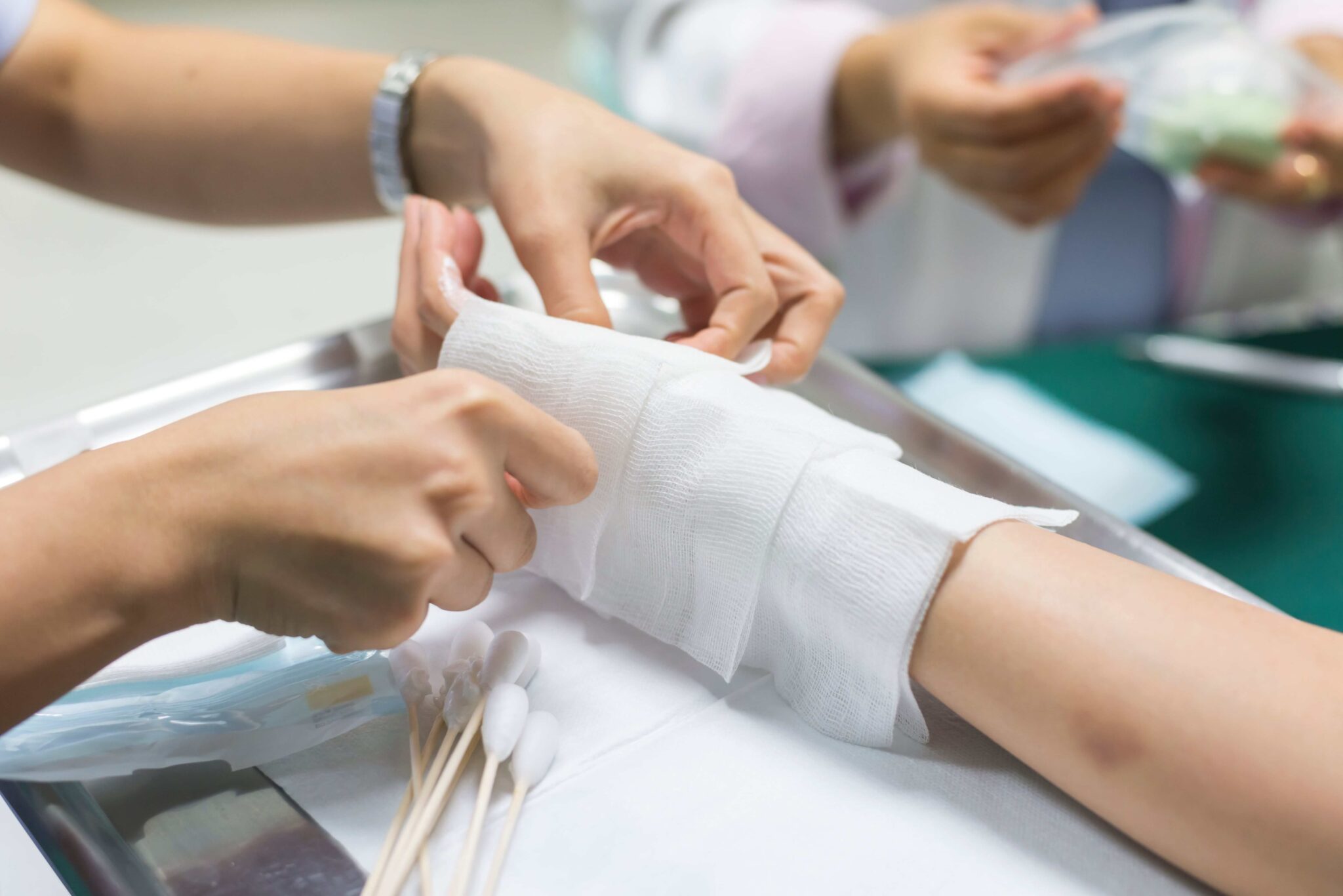 Traumatic Wound Treatment, Healing and Care
